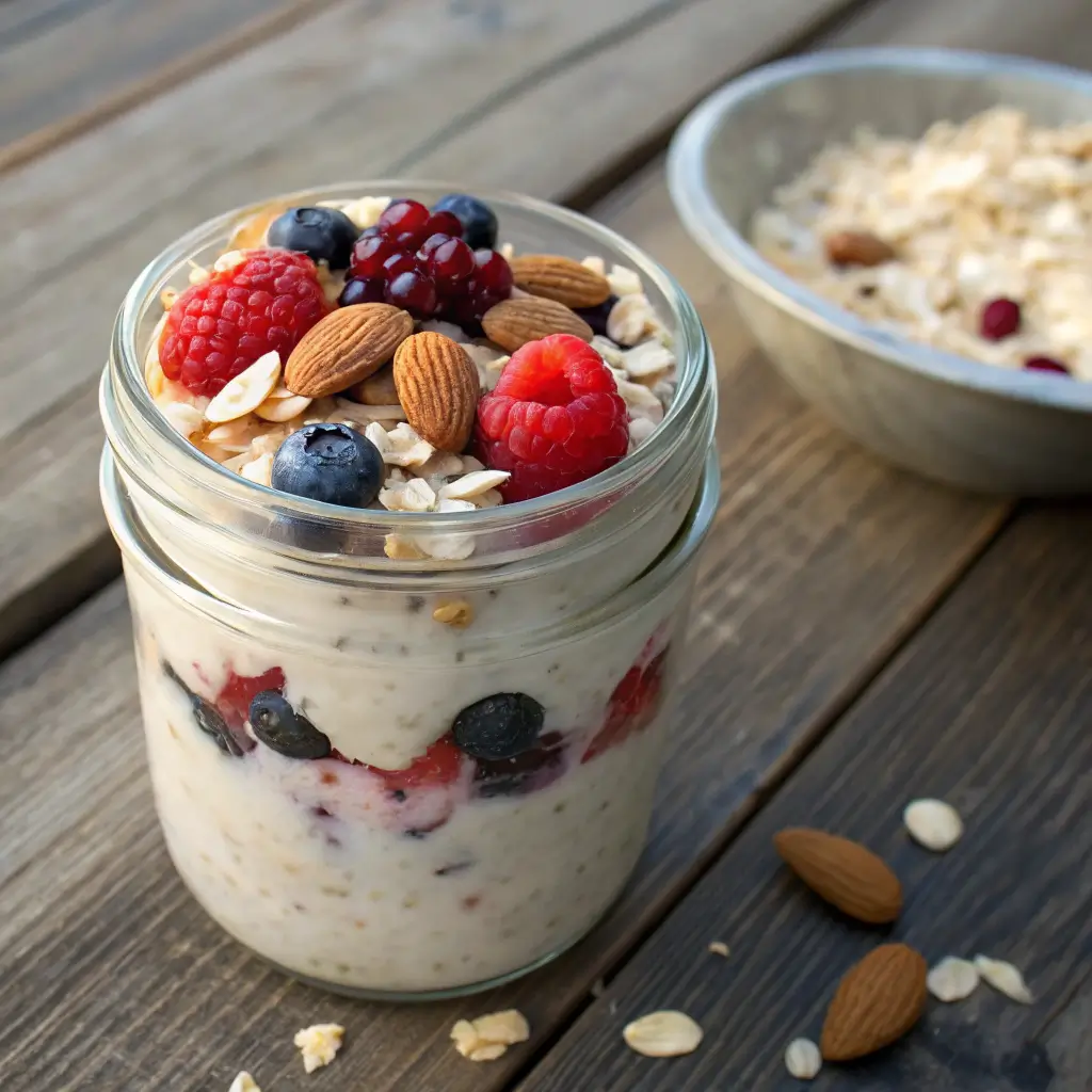 Easy Casein Yogurt Overnight Oats: #1 Creamy Bowl